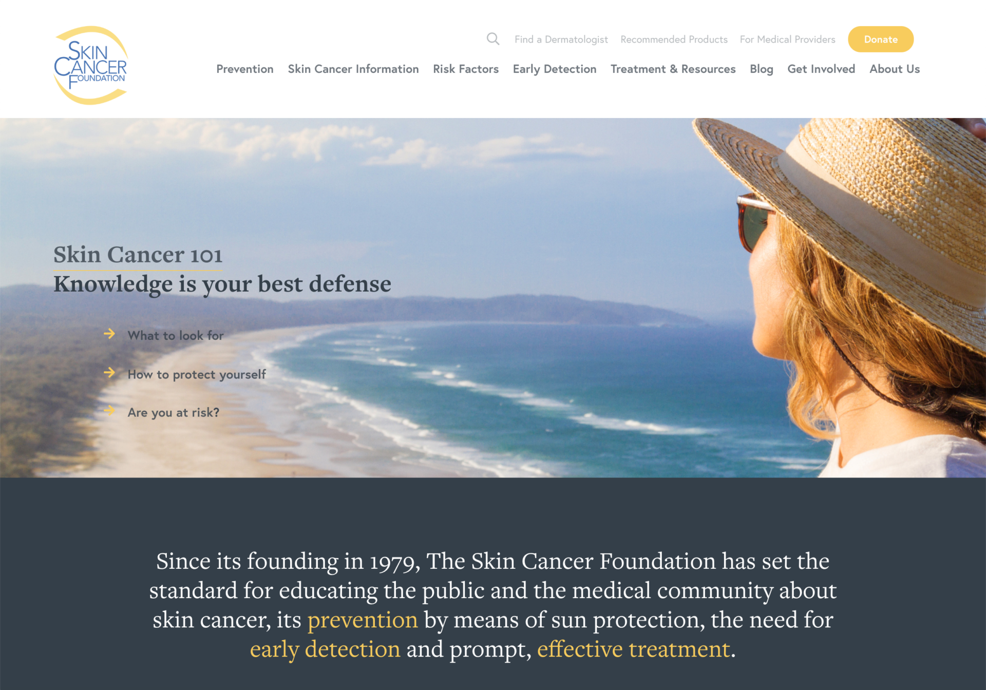 The Skin Cancer Foundation Launches Redesigned Website